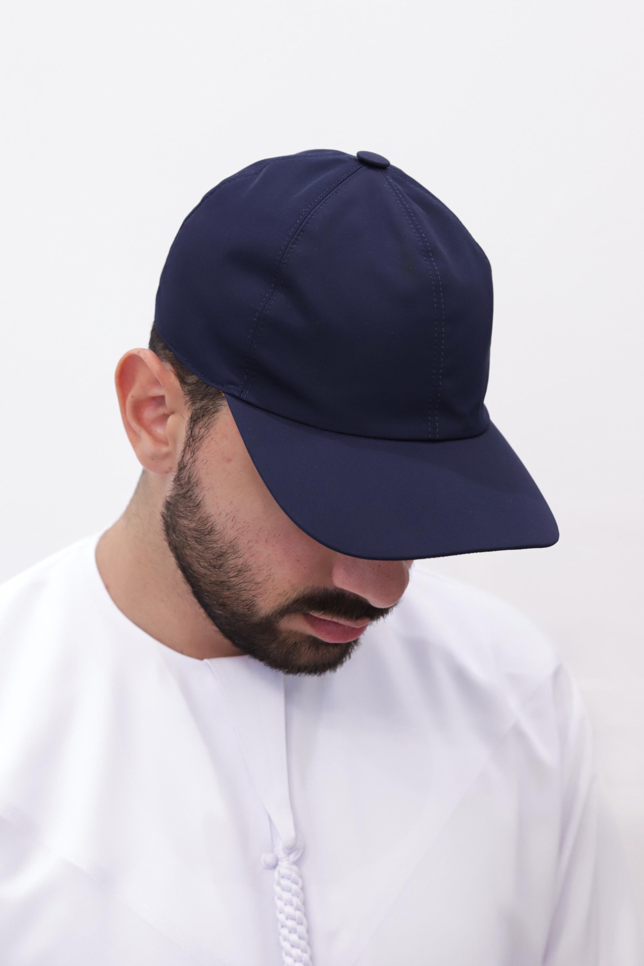 PCN 001 BLUE - PRESTIGE BASEBALL CAP Microfibre